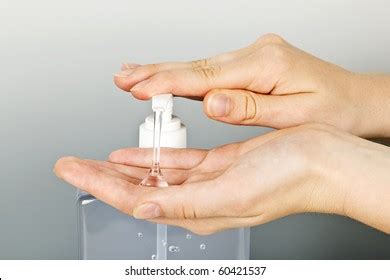 Female Hands Using Hand Sanitizer Gel Stock Photo 60421537 Shutterstock