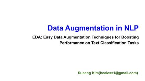 Paper Eda Easy Data Augmentation Techniques For Boosting
