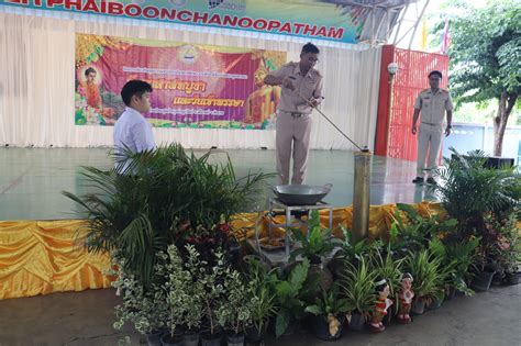 กิจกรรมพิธีหล่อเทียนพรรษา เนื่องในวันอาสาฬหบูชา และวันเข้าพรรษา โรงเ