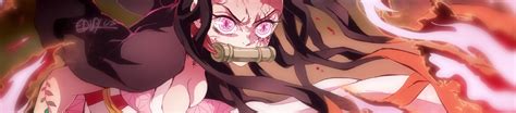 4880x1080 Resolution Nezuko Kamado Angry Art 4880x1080 Resolution