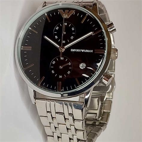 Emporio Armani Mens Chronograph Watch Watches Galleria