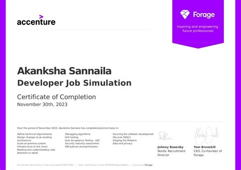 Akanksha Sannaila On Linkedin Forage Accenture Architecture Requirements Programming