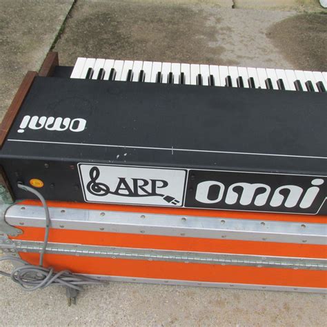 MATRIXSYNTH ARP Omni Polyphonic String Synthesizer Model 2483 SN 24832601 W Orange Road Case