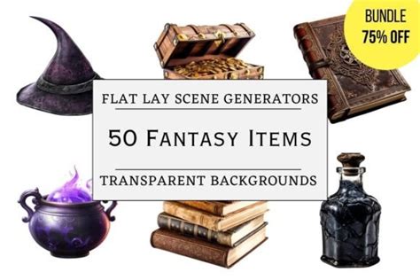 Fantasy Scene Generator Bundle Graphic By Whimsy Girl · Creative Fabrica
