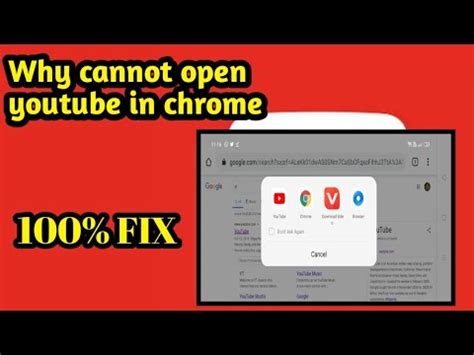 Why Can T Open Youtube In Chrome Youtube New Update Problem Fix YouTube