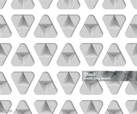 3d 흑백 종이 삼각형 매끄러운 패턴 삼각형의 추상 벡터 기하학적 텍스처입니다 기하학적 모양의 끝없는 그림 0명에 대한 스톡 벡터 아트 및 기타 이미지 Istock