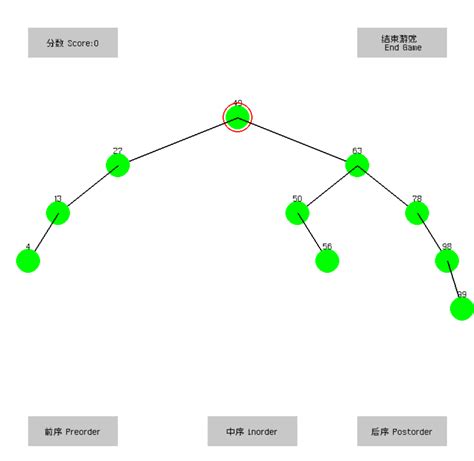 Binary Search Tree Traversal Simulator 二叉搜索树遍历模拟器） By Scao7