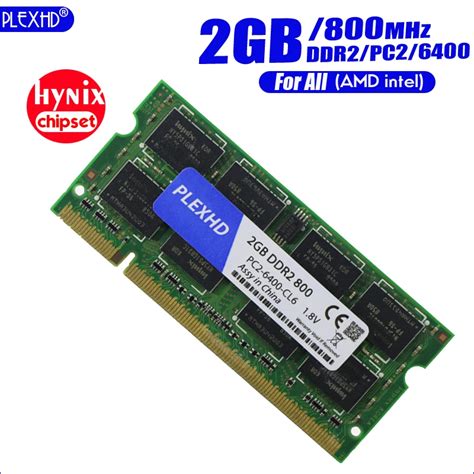 Plexhd 2g 2gb Ddr2 Pc2 6400 800mhz 2rx8 Laptop Memory 2g Pc2 6400s Ddr2