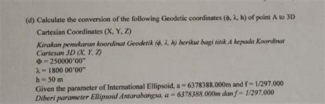 Solved D Calculate The Conversion Of The Following