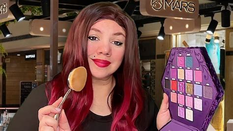 ASMR Mall Makeup ARTIST Does YOUR Makeup ROLEPLAY - YouTube