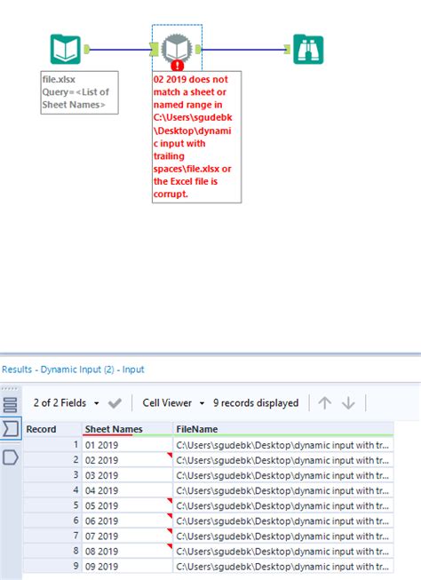 dynamic input tool for reading multiple sheets wit alteryx community