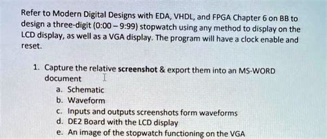 refer to modern digital designs with eda vhdl and fpga chapter 6 on