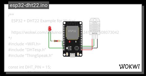 Esp32 Dht22 Thingspeakmobilidade Wokwi Esp32 Stm32 Arduino Simulator