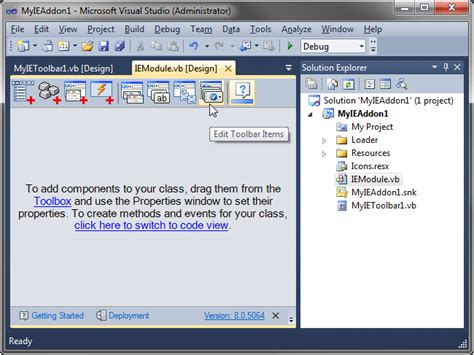 Create Ie Toolbar In C Vbnet C Add A Custom Button For Internet