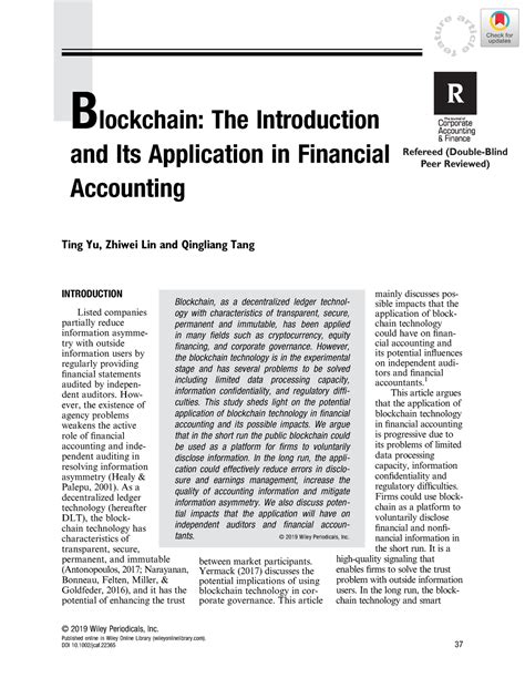 blockchain the introduction blockchain the introduction and its