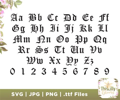 Ancient Latin Alphabet Font