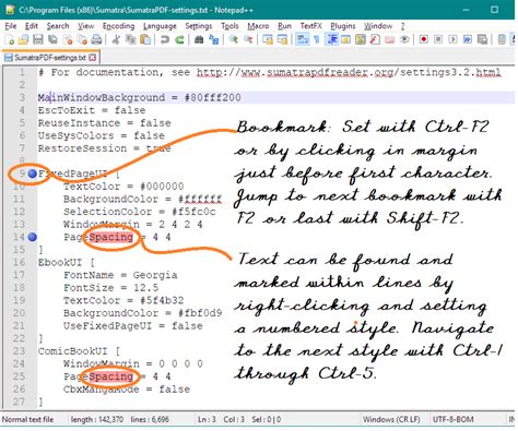 text cursor can notepad remember line position super user