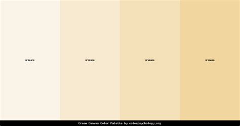 Cream Color Palette