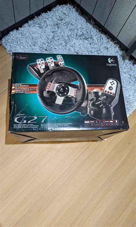 Logitech G Racing Wheel Video Gaming Gaming Accessories Controllers On Carousell
