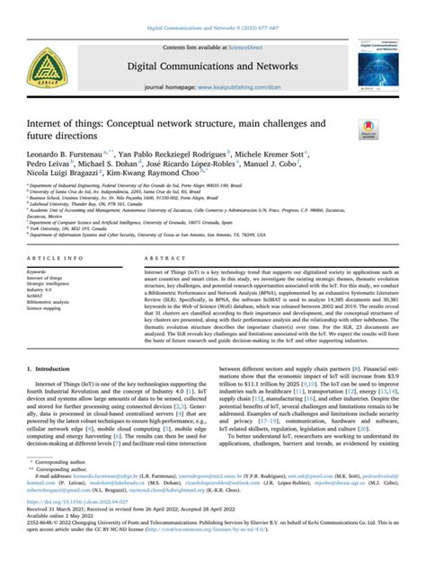 Internet of things Conceptual network structure, main challenges and ...