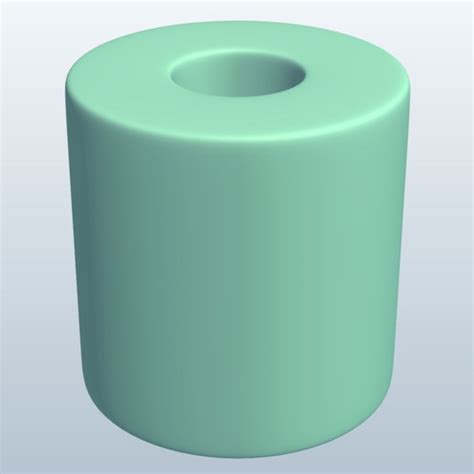 Hollow Cylinder V1 Free 3d Model Obj Stl Free3d