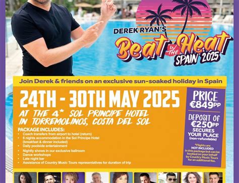 Irish Concert Tour 2025 New Dates Just Announced Derek Ryan Music