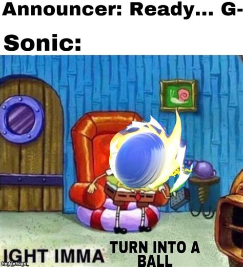 Sonic Smash Bros Meme Umm Sonic If Any Fighter Stays In A Body Of