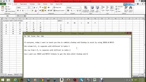 How To Combine Vlookup And Hlookup In Excel By Using Index And Match Youtube