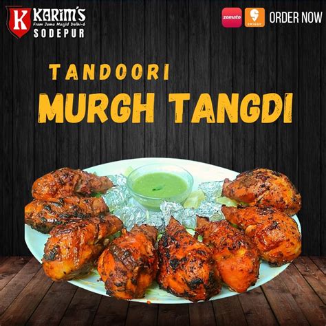 Tandoori Murgh Tangri Karims Sodepur