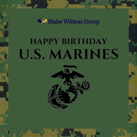 Marinecorpsbirthday Usmc Semperfi Honorcouragecommitment Blake