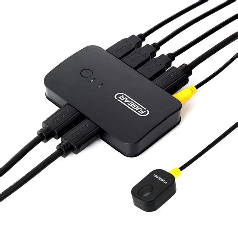 2 Ports Kvm Switch Hdmi Compatible 2 Input 1output Grandado