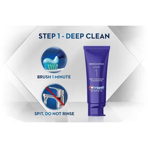 Crest 3d White Brilliance 2 Step Toothpaste Medentrx