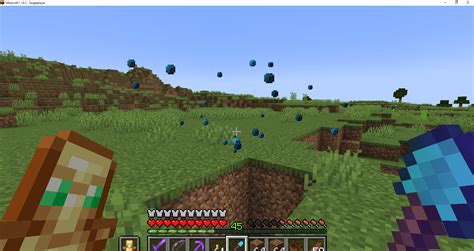 What Are These Particles And Why Are They Going Into The Ground At This Spot R Minecraft