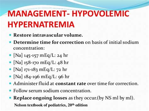 Hypernatremia Hypernatremia