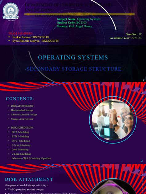 os presentation pdf computer data storage computer network