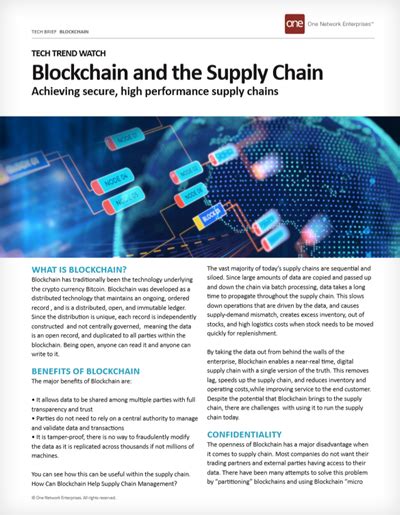 Guardian Of The Supply Chain Part 1 Blockchain Enabled Control Towers The Network Effect