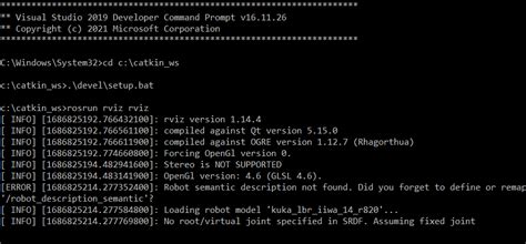 robot semantic description not found did you forget to define or remap