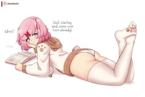 Natsuki Doki Doki Literature Club Drawn By Raion Raionart Danbooru