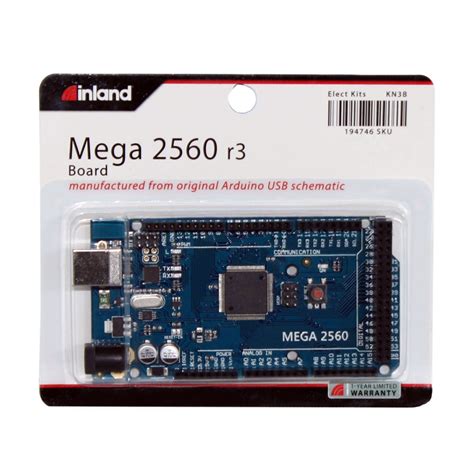 Inland Arduino Mega 2560 R3 Denhac