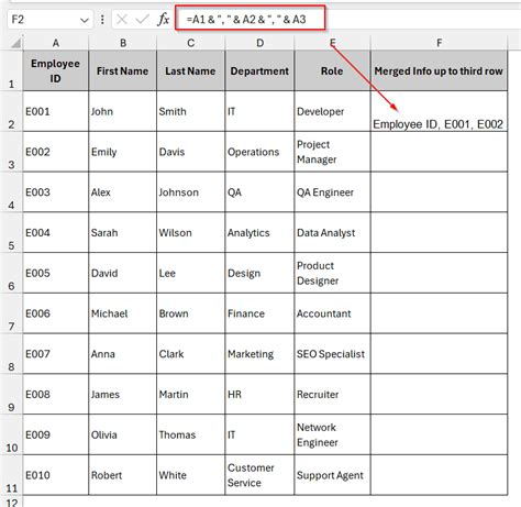 How To Merge Cells Vertically Without Losing Data In Excel Excel Insider