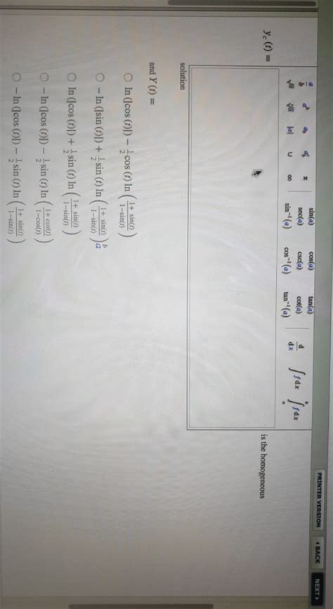 Solved Use The Method Of Variation Of Parameters To Chegg