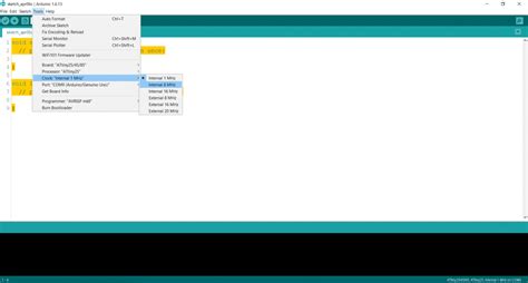 Program And Upload Bootloader In New Atmega328p Ic Program Attiny25 45 85 Atmega8 With Arduino