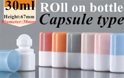 30ml 60ml Pp Roll On Antiperspirant Deodorant Bottles With Paper Box