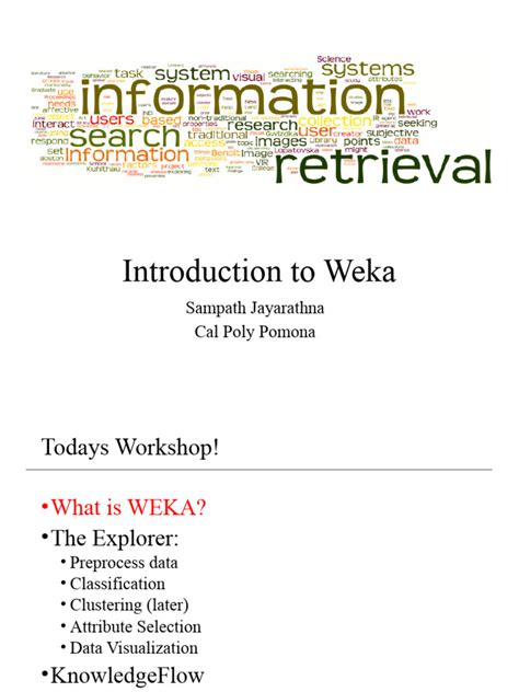 lecture 7 weka pdf receiver operating characteristic