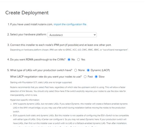 Techspecs Nutanix Foundation Part I Deployment