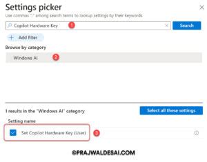 Set Copilot Hardware Key Using Intune Policy Effectively