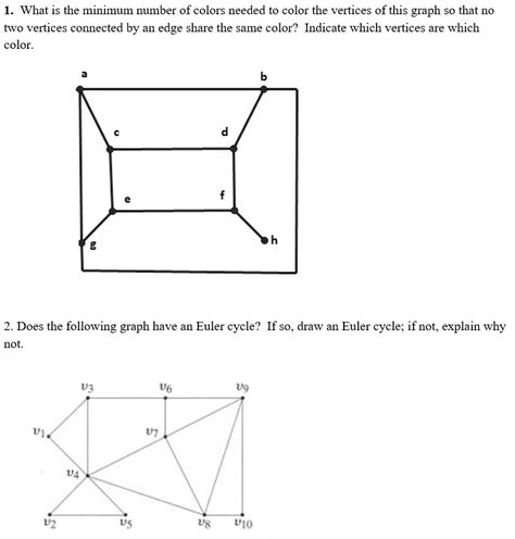 What Is The Minimum Number Of Colors Needed To Color The Vertices Of