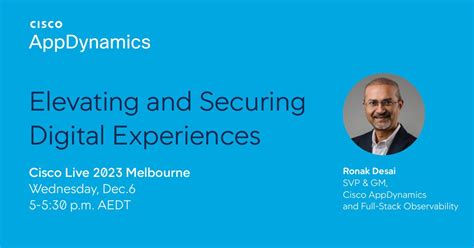 Markus Bleichner On Linkedin Session Catalogue Cisco Live 2023 Melbourne