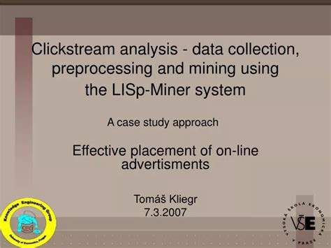 Ppt Clickstream Analysis Data Collection Preprocessing And Mining