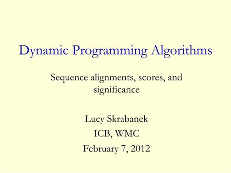 pdf dynamic programming algorithms cornell …